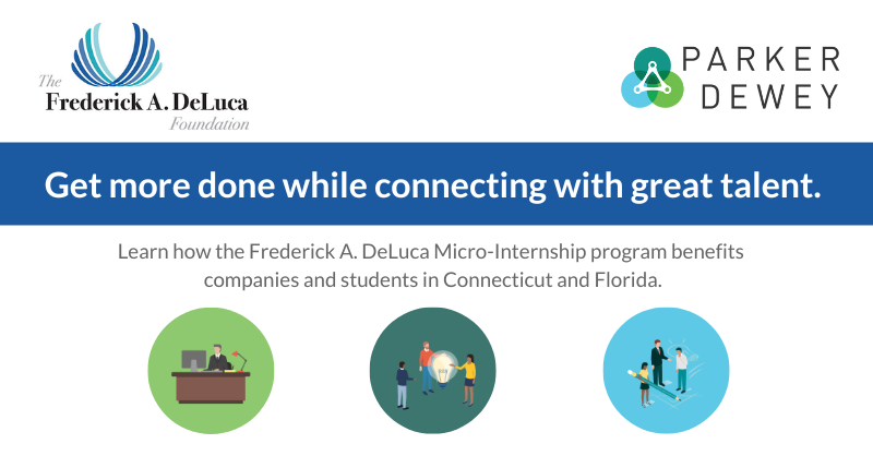 Webinar Invitation: Frederick A. DeLuca Foundation's Micro-Internship Program